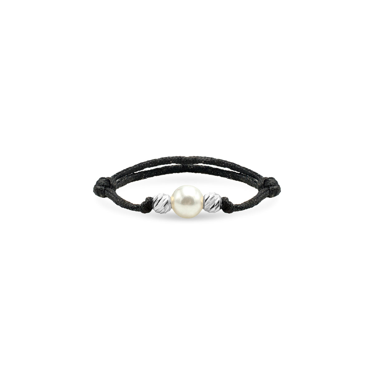 Inel snur reglabil argint One Pearl – LOOR Jewelry