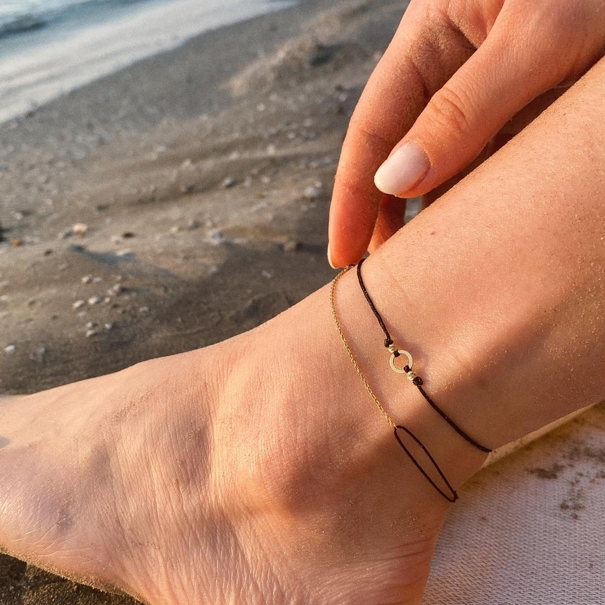 Bratara de picior argint Sweet Soul – LOOR Jewelry